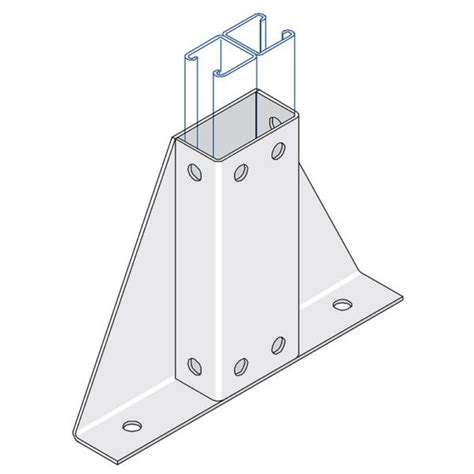 Unistrut P2348 S2 Double Delta Base Plate