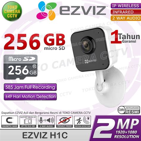 Jual CCTV WIFI IP CAMERA EZVIZ H1C 1080p 2MP CCTV SPY MINI WIRELESS EZVIS Shopee Indonesia