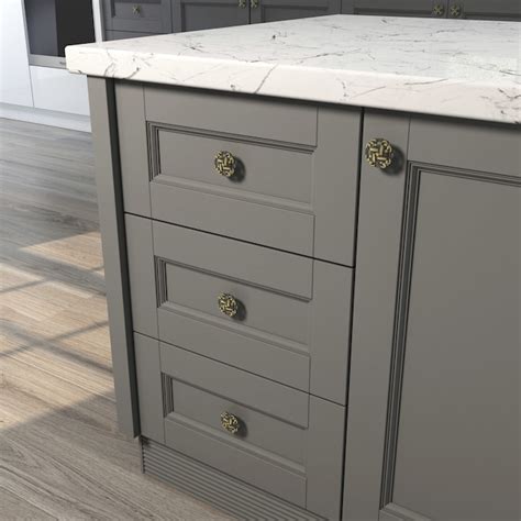 Allen Roth Tilde 1 716 In Antique Brass Round Transitional Cabinet