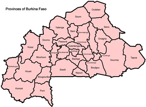 Maps Of Burkina Faso Map Library Maps Of The World