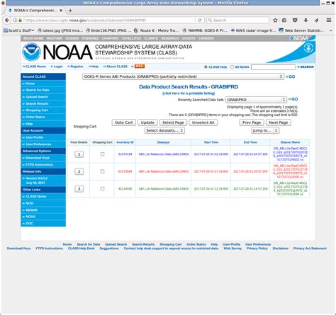 How To Display Noaa Class Data In Sift How To Display Noaa Class Data