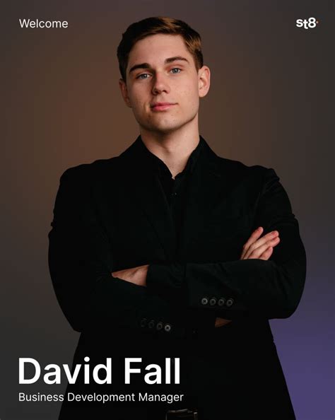 Were Excited To Welcome David Fall As Our New Business Development Manager 🎉 With An