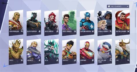 All Marvel Rivals Characters Complete Roster Abilities And Team