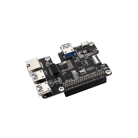 Pcie Zu Gigabit Ethernet Und Usb 32 Gen1 Hat Für Raspberry Pi 5 3x
