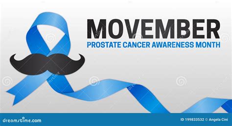 Movember Prostate Cancer Awareness Month Poster Background Campaign