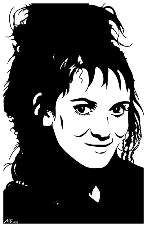 Lydia Deetz Beetlejuice Portrait Print The Art Of Michael Mcfarland