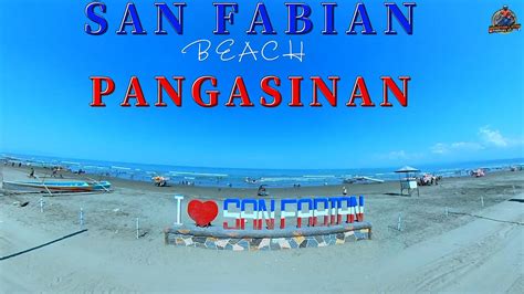 San Fabian Beach In Pangasinan Youtube