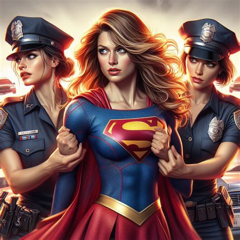 Supergirl Wrongfully Imprisoned Ai Art By Evandromarquesamv On