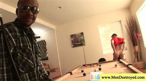 Billard Game Played But Two Guys That Start Playing