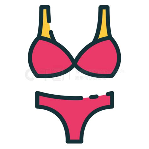 比基尼免抠元素 比基尼 素材免费下载 512像素 Svg格式 编号52055453 千图网