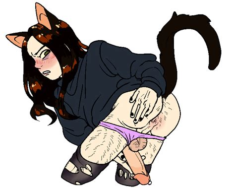 Rule 34 1boy Anus Ass Balls Black Hair Black Metal Cat Ears Cat Tail