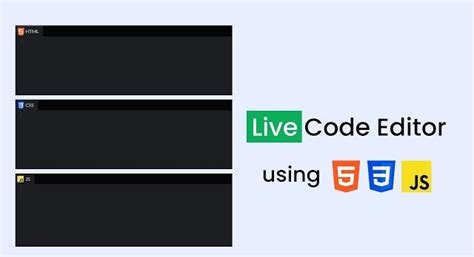 Aditya Kumar Singh On Linkedin 🎥 Build Your Own Live Code Editor Like Codepen Html Css