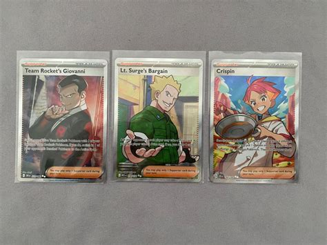 Pokémon Karten Set Full Art Ultra Rare Trainer Ab 1 Neu Gemäss Beschreibung In