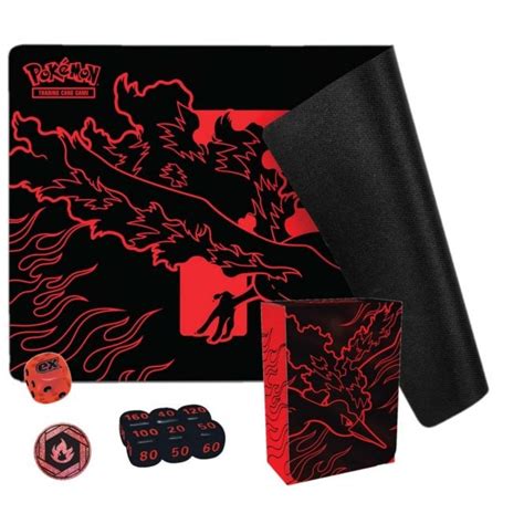 Pokemon Trading Card Game Team Rockets Moltres Accessory Bundle