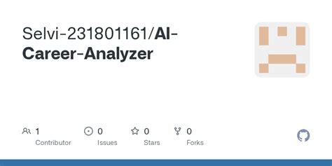 Github Selvi 231801161 Ai Career Analyzer · Github