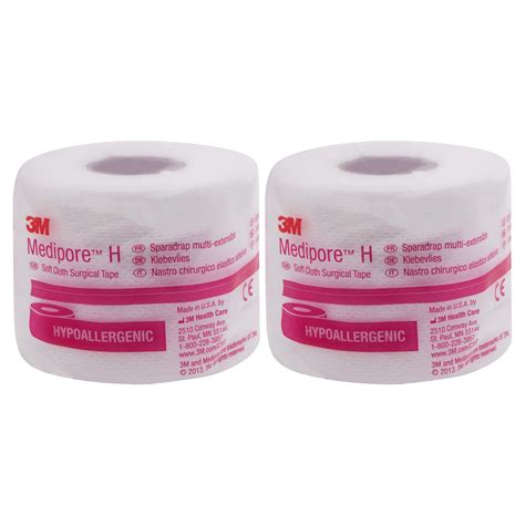 3m Medipore H Soft Cloth Surgical Tape Hypoallergenic Medical First