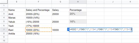 How To Separate Numbers And Percentages From One Cell In Excel Geeksforgeeks