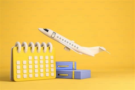 전 세계를 비행하는 흰색 비행기 노란색 배경에 위치 핀이 있는 종이 지도 여행과 관광의 개념 3d 렌더링 사진