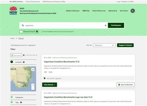 Finding Data In Seed Seed Portal