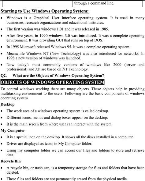 SOLUTION Windows Operating System Studypool