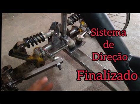 Quadriciclo A Pedal Parte 3 Sistema De Direção Youtube