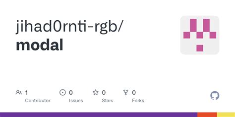 Github Jihad0rnti Rgbmodal