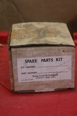 Bailey Controls Spare Parts Kit 252001a1 Ebay