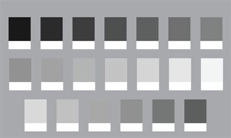 Color Palettes 20 Shades Of Grey Steel And Smoke Colors With Hex