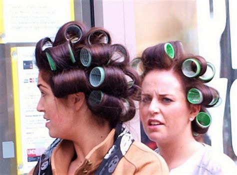 Sleep In Hair Rollers Roller Set Scarf Set Vintage Glamour Curlers