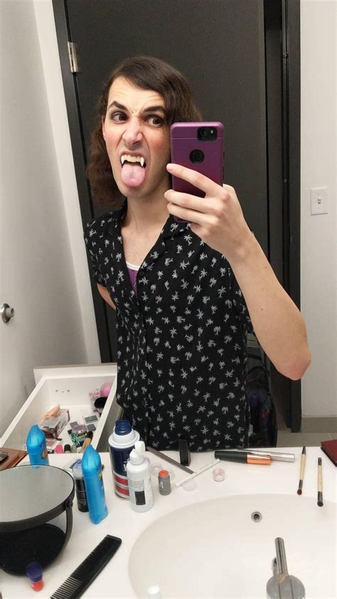 happy 6 months hrt to me a trans fem non binary vampire r nonbinary