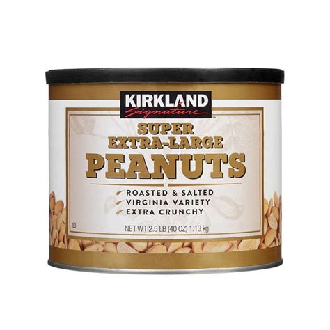 Kirkland Signature Super Extra Large Roasted And Salted Peanuts 113kg