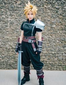 Female Cloud Strife Cosplay Face Swap Id1081216