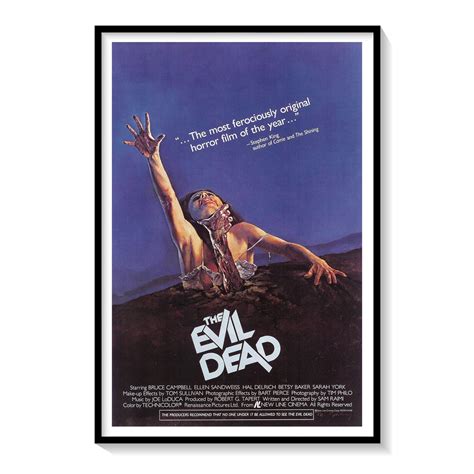 Evil Dead 1981 Poster The Evil Dead 1981 Posters — The Movie