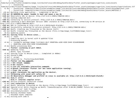 Linux Desktop GSLS Error Issue Flutter Flutter GitHub