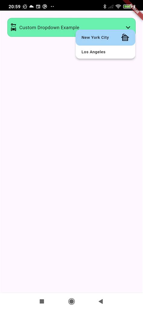 Dfdropdown Flutter Package