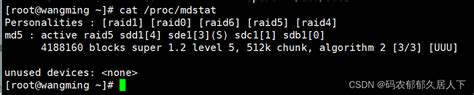 Linux:raid磁盘阵列linux查看raid信息命令 Csdn博客 Linux:raid磁盘阵列linux查看raid信息命令 Csdn博客