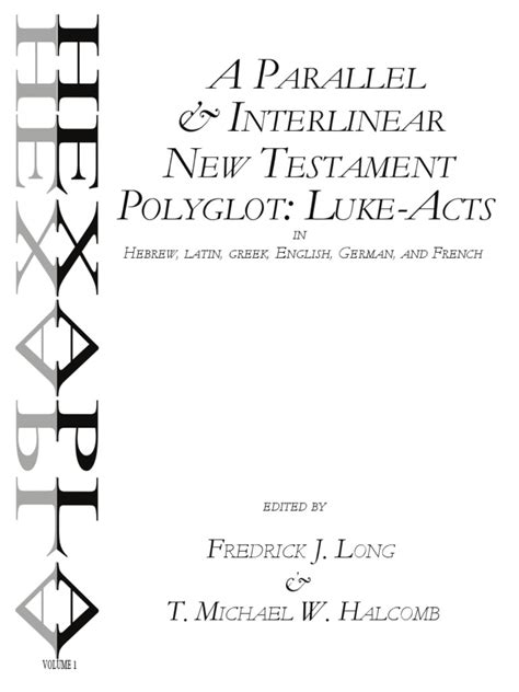 polyglot sample pdf new testament chapters and verses of the bible