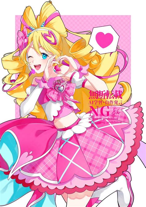 8kr Cure Idol Sakura Uta Precure Kimi To Idol Precure Precure Commentary Highres Symbol