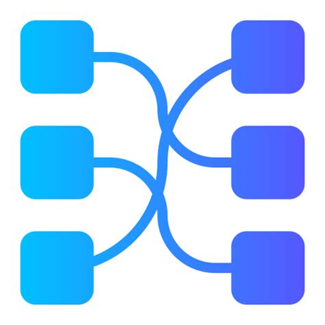 Correlation Generic Gradient Fill Icon