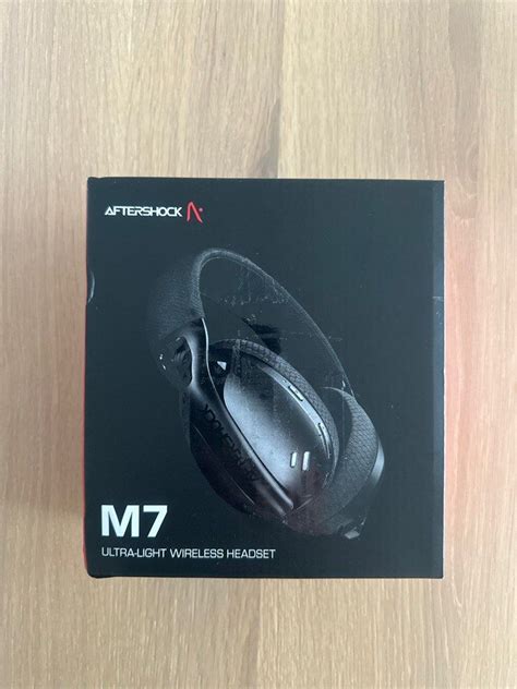Aftershock M7 Ultra Light Wireless Headset Black Audio Headphones