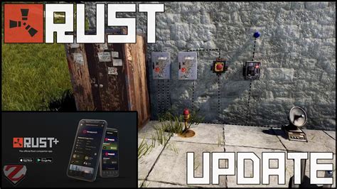 Rust Update ☢️ Smartphone App Rust Companion App Raid Alarm Neue Blöcke Zum Bauen Youtube
