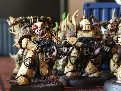 One Of My Plague Marine Squads Fighting Loyalists Rdeathguard40k