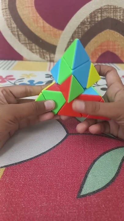 Pyraminx Cube 2nd Layer Algorithm Shorts Youtube