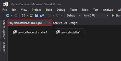 Create A Windows Service In C