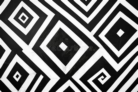 Intricate Geometric Patterns Create Dynamic Visuals In Stark Black And White Design Generative