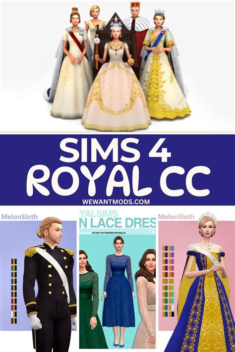 41 Sims 4 Royal Cc Clothes For A Truly Regal Look 👑 Sims Sims 4