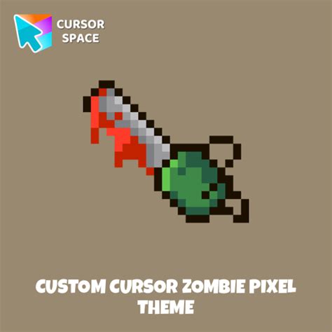 cursor custom cursor zombie pixel theme for chrome cursor space