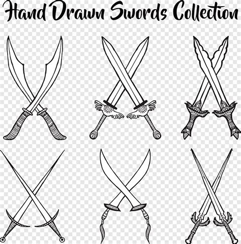 Hand Drawn Swords Collection Png PNGEgg Hand Drawn Swords Collection Png PNGEgg