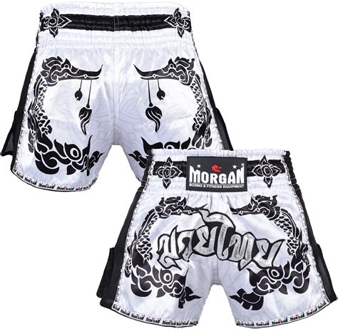 White Dragon Muay Thai Shorts Elegance And Power Combined