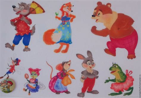 Герои сказки рукавичка 63 фото